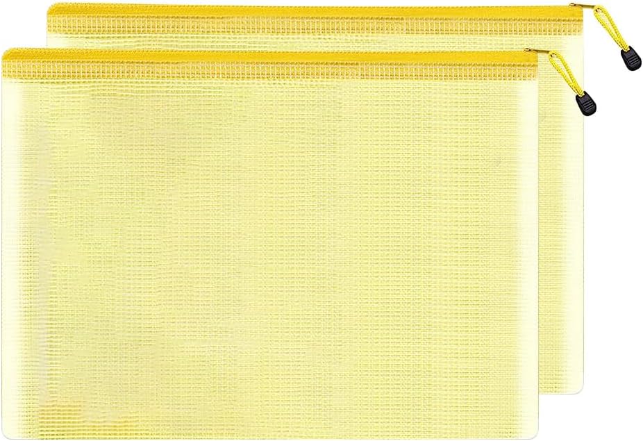 Amazon.com : Mesh Zipper Pouch,Clear Waterproof Durable Mesh Zipper ...