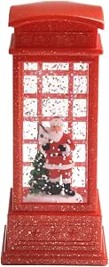 Amazon.com: JGmotorfi Vintage Red Telephone Booth Holiday Decorations ...