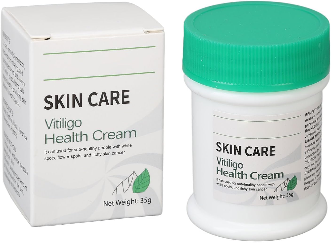 Vitiligo Cream, White Spots Treatment Moisturizing Cream, 35g Vitiligo ...