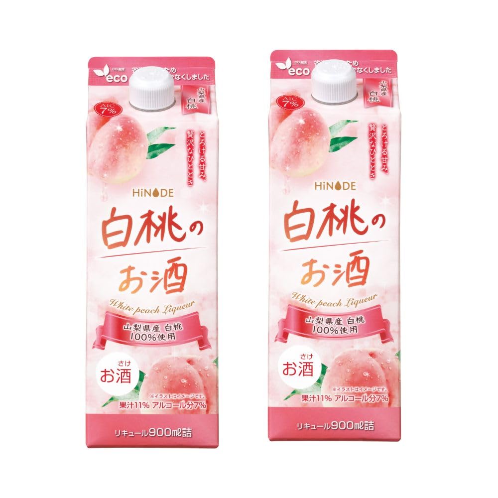 Amazon.co.jp: キング醸造 HiNODE 白桃のお酒 [ リキュール 7度 日本 900ml×2本 パック ] : 食品・飲料・お酒