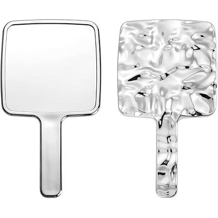 Amazon.com: YCHMIR Hand Mirror Hand Held Mirror Electroplate Mirror ...
