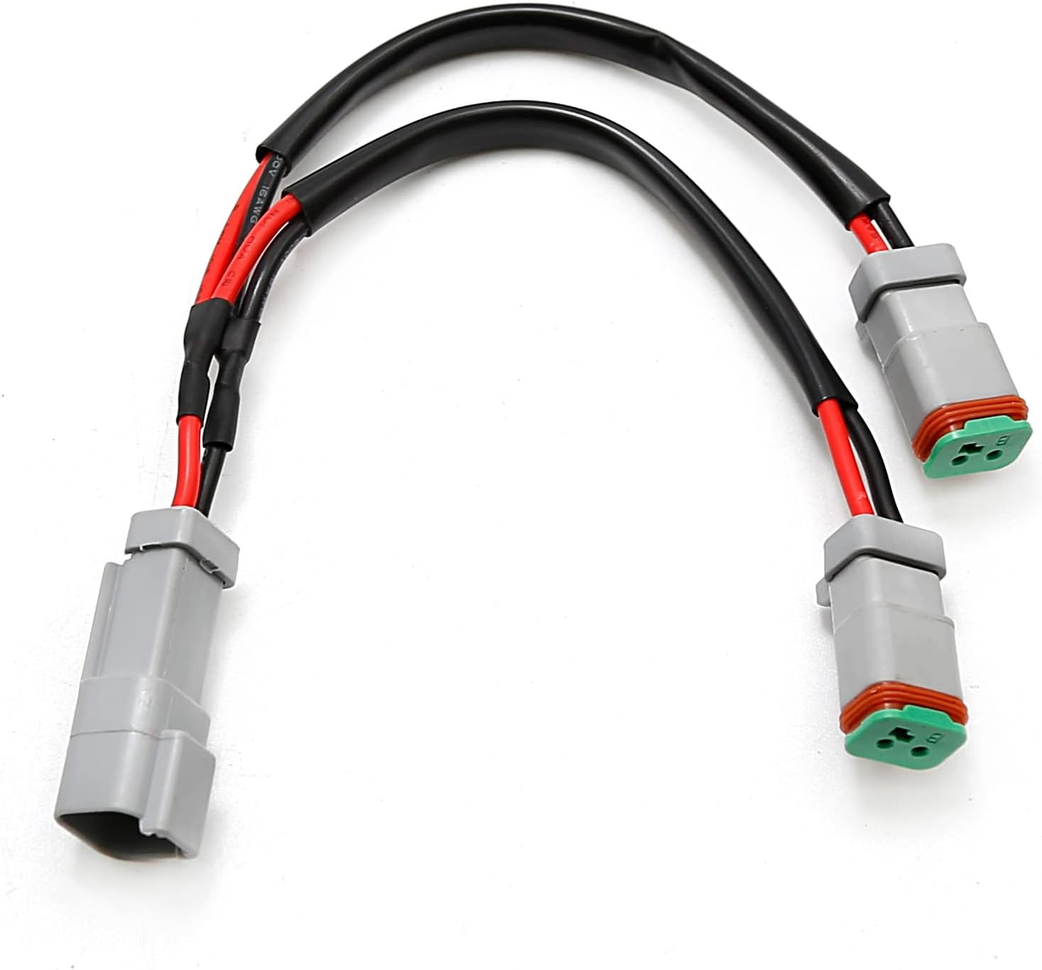 Amazon.com: 2 In 1 Leads Deutsch Outputs DT, Y Shape 2 Pin DTM Female ...