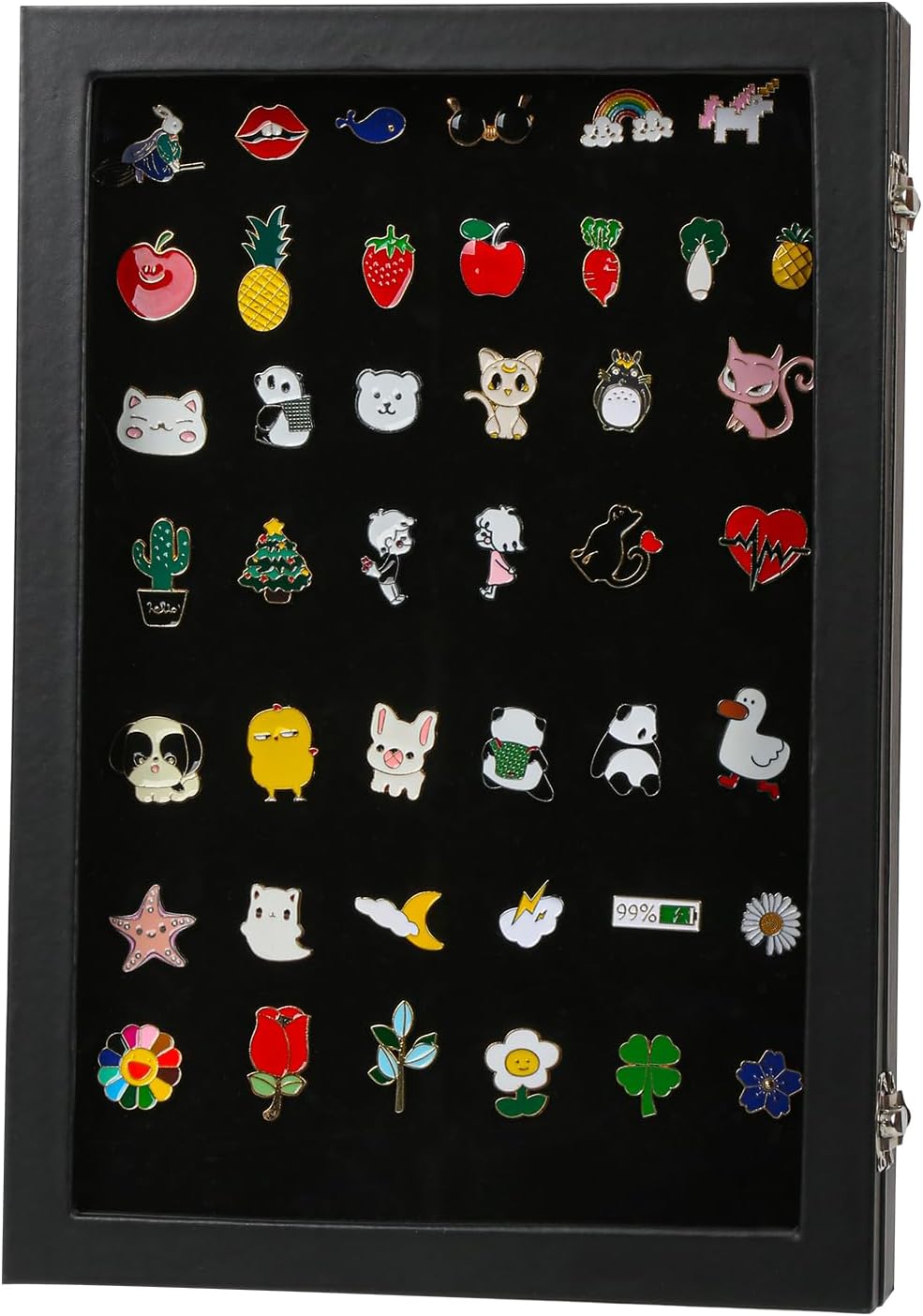 Amazon.com - Enamel Pin Display Case, 14" X 9" Shadow Box Pin Holder ...