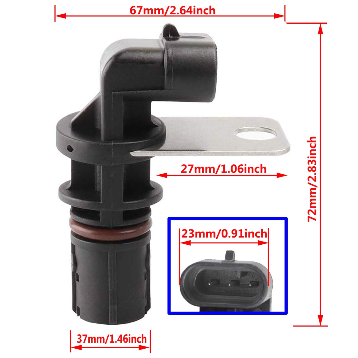 Snapklik.com : 213-354 Crankshaft Position Sensor,Fit For Chevrolet ...