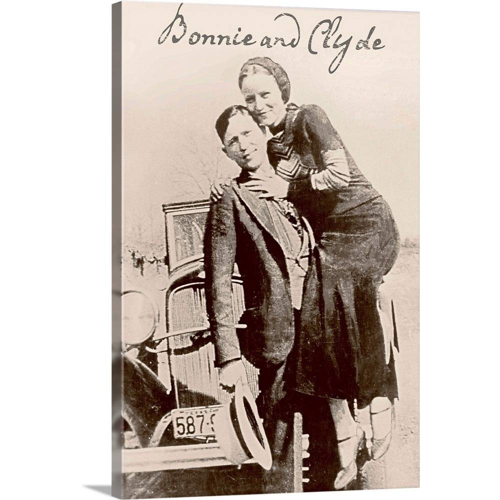 Bonnie And Clyde Decorations Bonnie And Clyde Art Print By Mindy