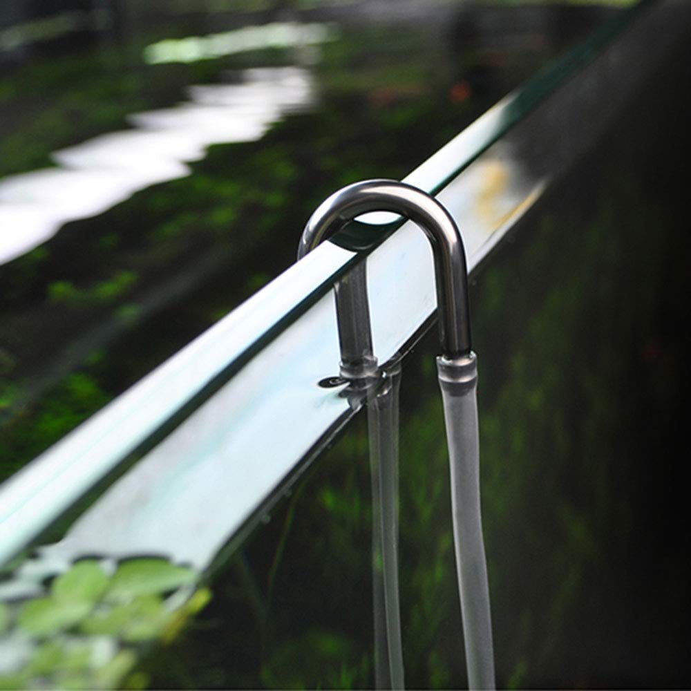 Snapklik.com : Aquarium U-Shape Connectors Stainless Steel Fish Tank ...