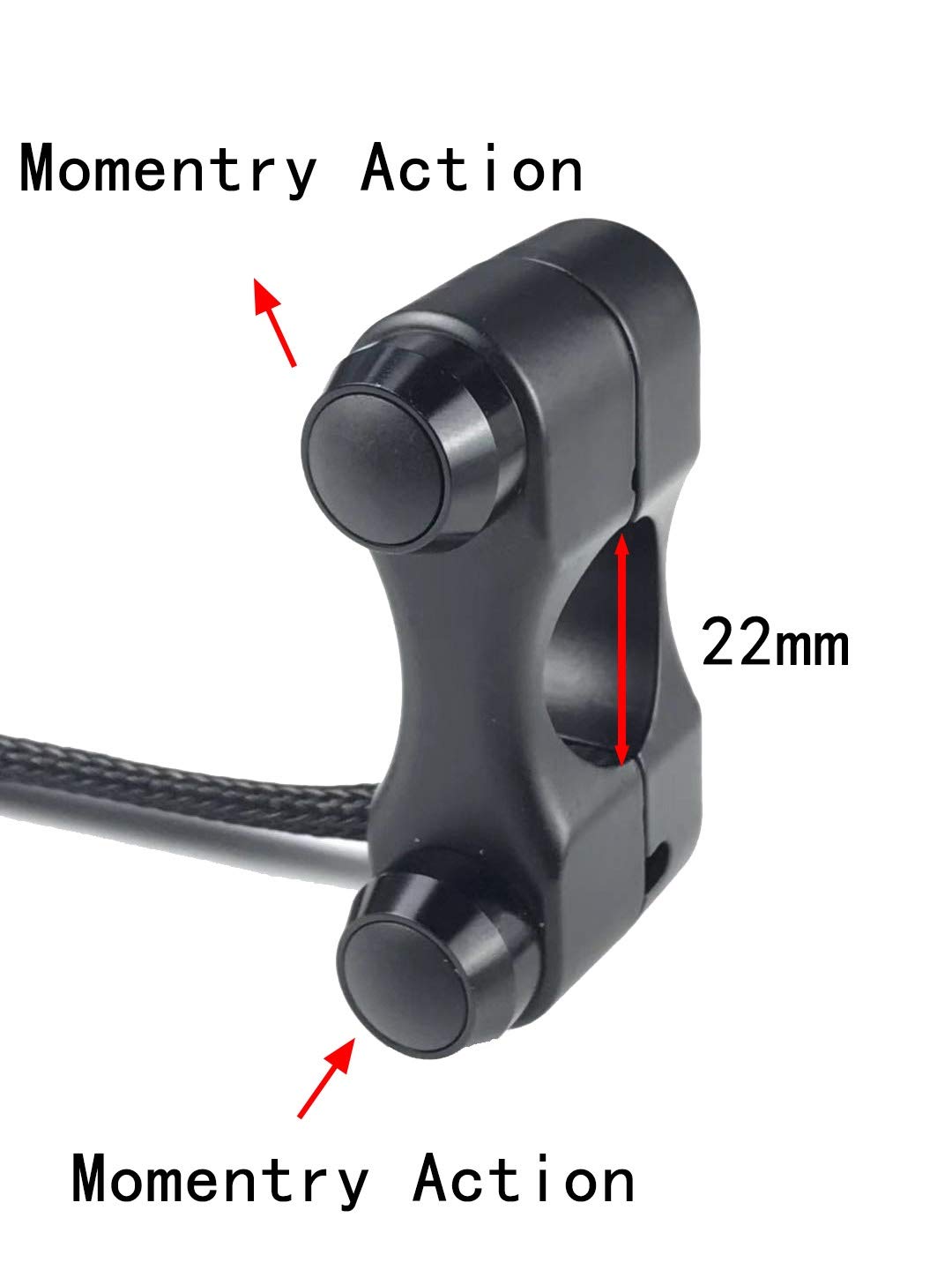 Handlebar Push Button Switches Amazon.com: RAYANA 7/8" Motorcycle