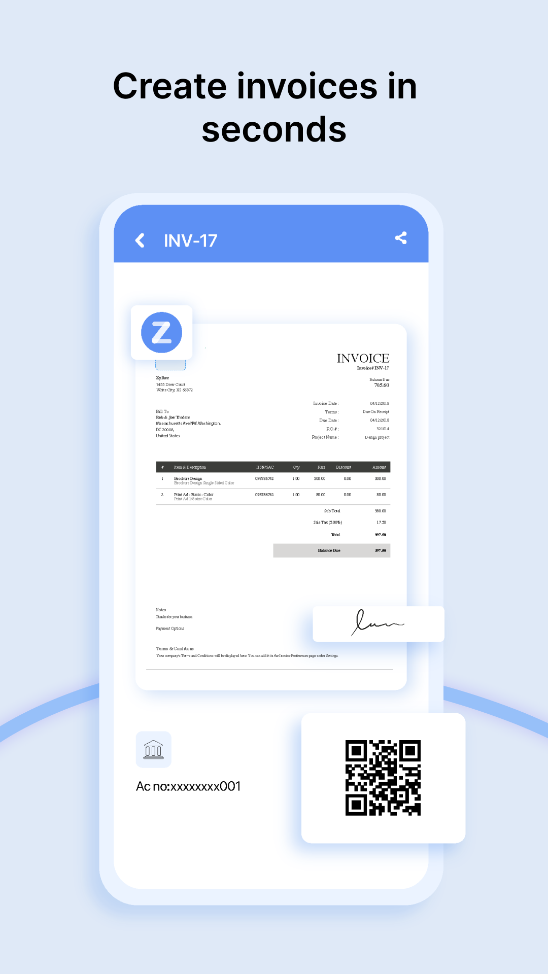 Invoice & Time Tracking - Zoho - App on Amazon Appstore