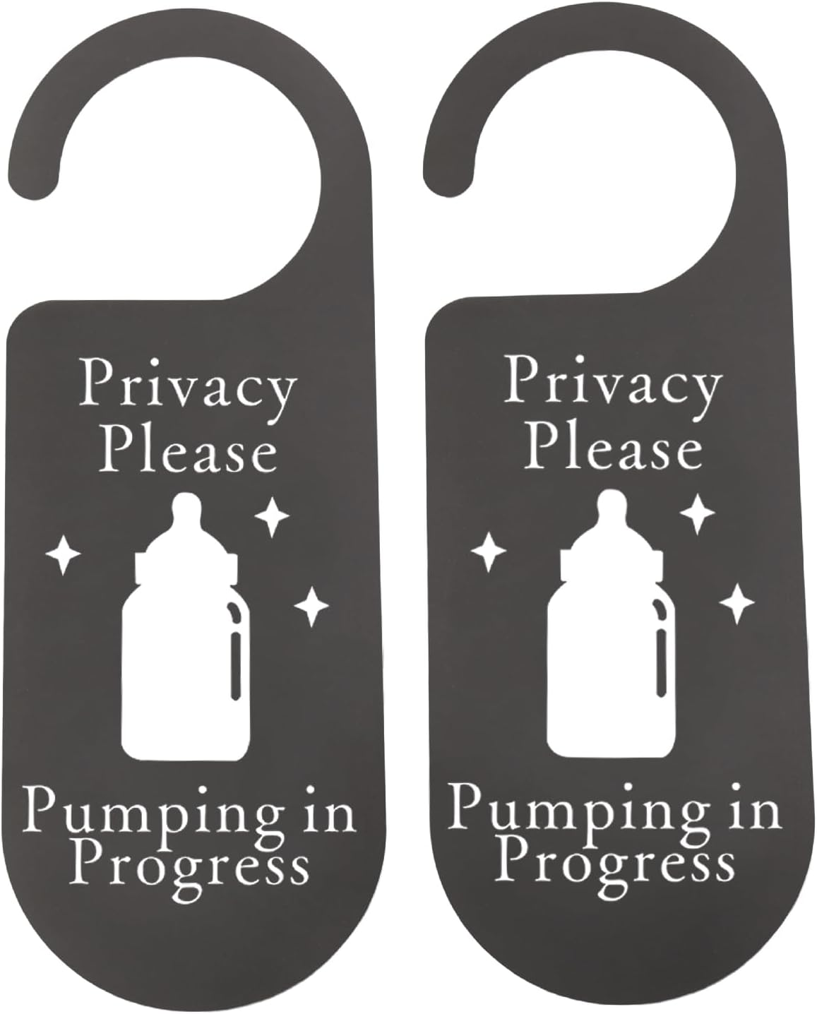 Amazon.com: CENWA 2 Pcs Privacy Please Pumping in Progress Door Hanger ...