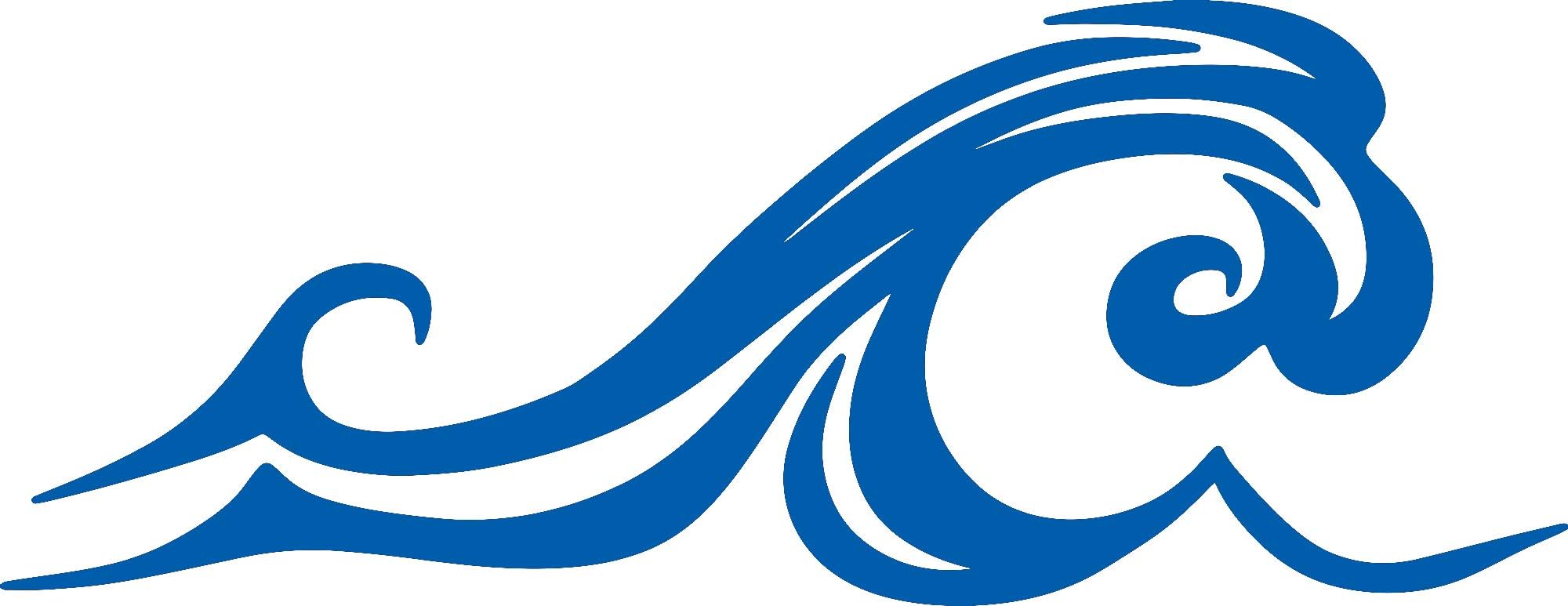 Amazon.com: Great Blue Wave Vinyl Waterproof Sticker Decal Car Laptop ...