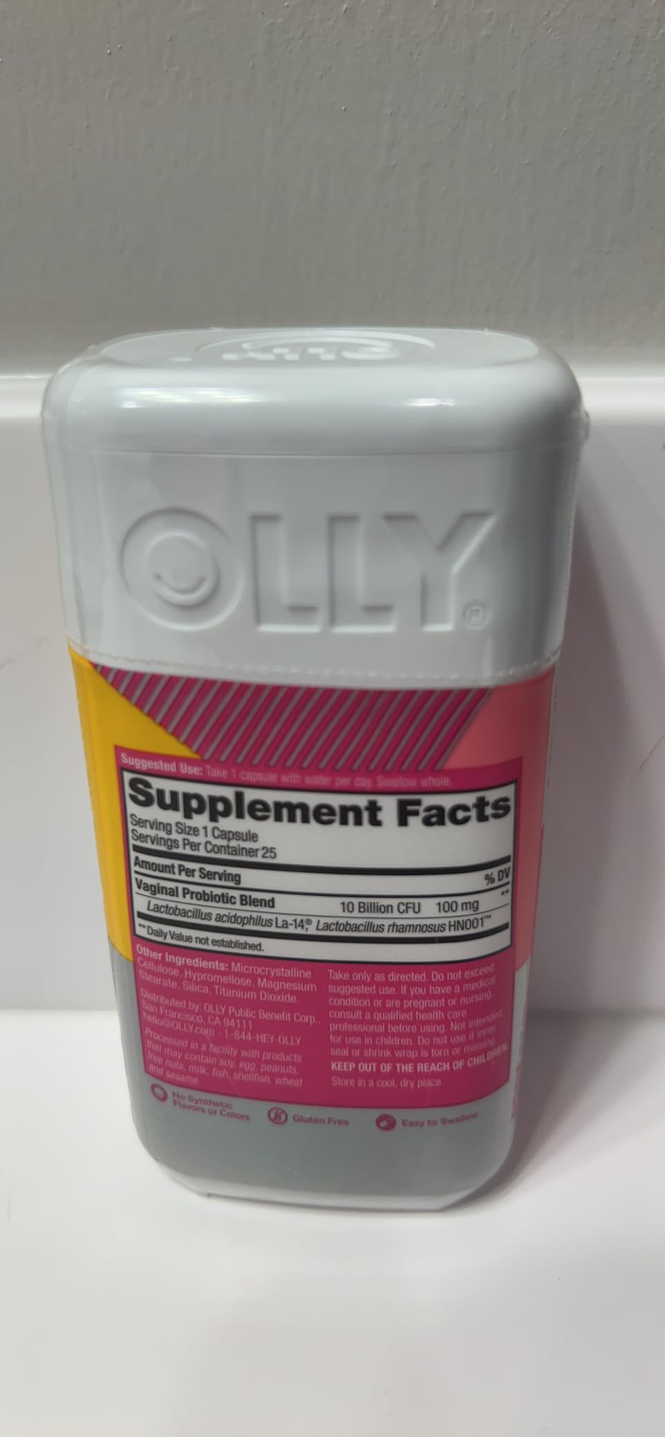 Amazon.com: OLLY Happy Hoo-Ha Capsules, Probiotic for Women, Vaginal ...