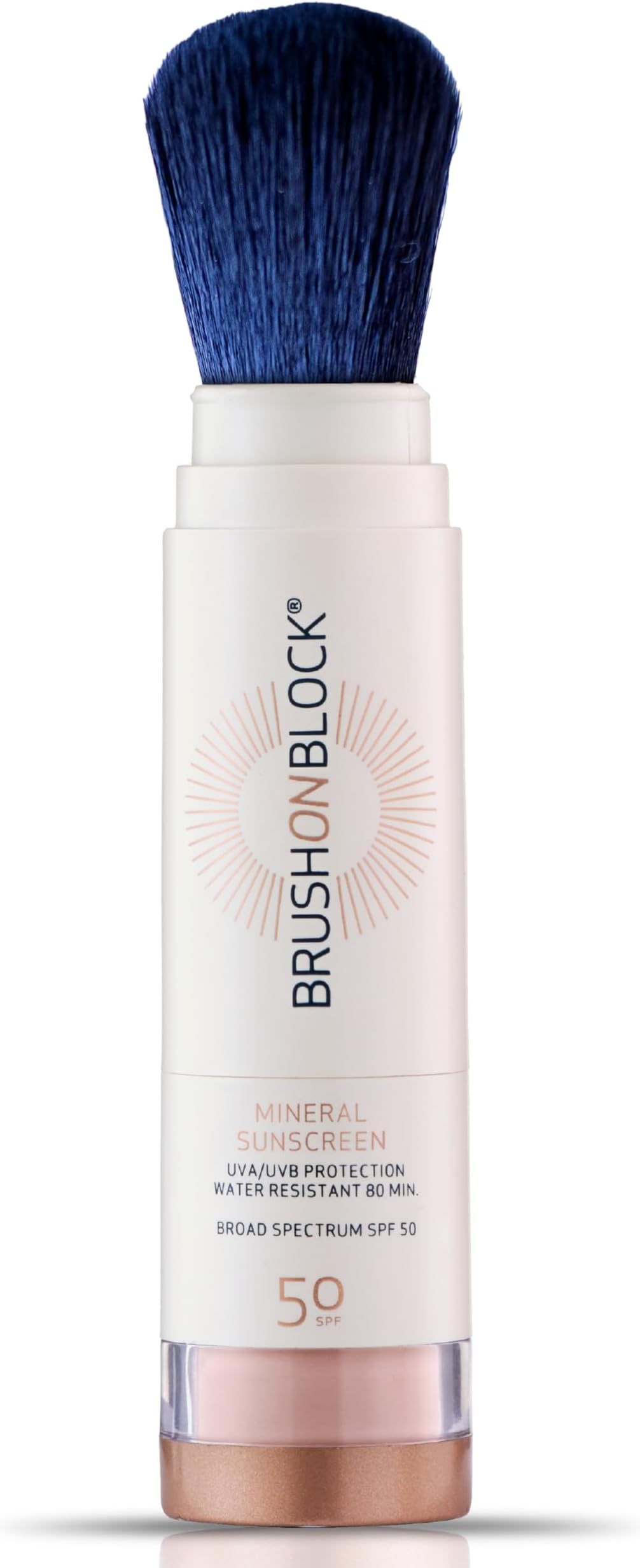 Amazon.com: Brush On Block SPF 50 Mineral Powder Sunscreen, Translucent ...