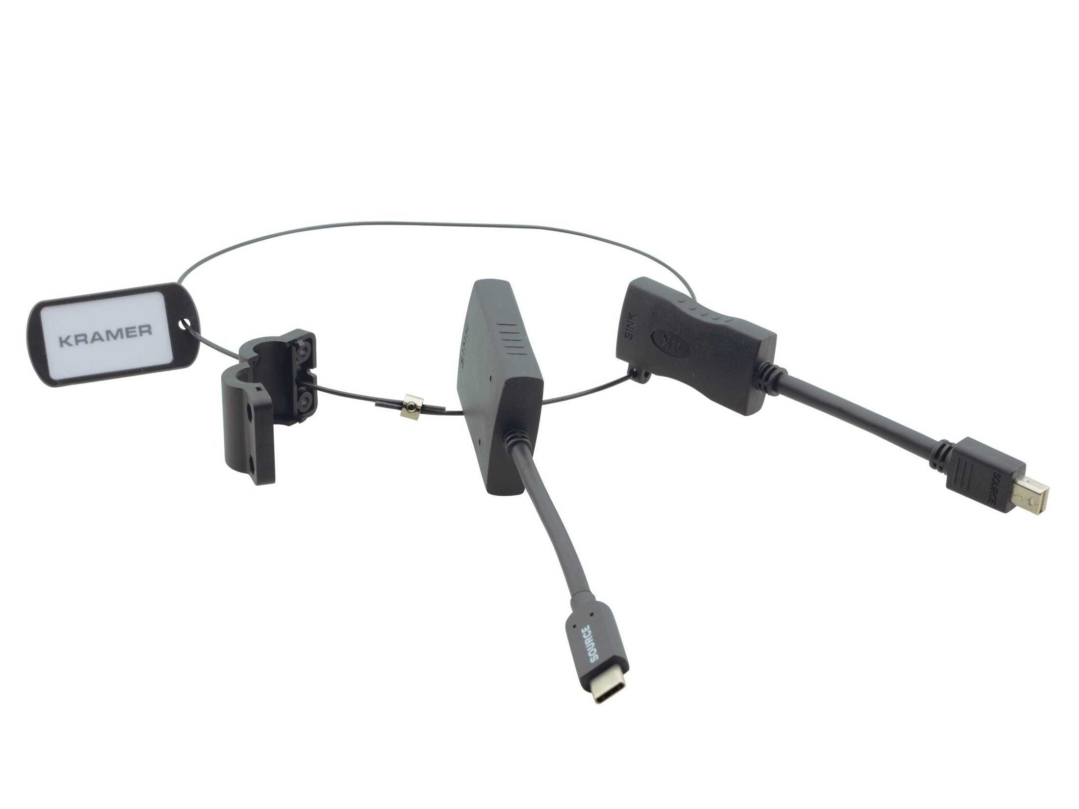 Amazon.com: Kramer AD-Ring-4 Mini DisplayPort/USB Type-C to HDMI ...