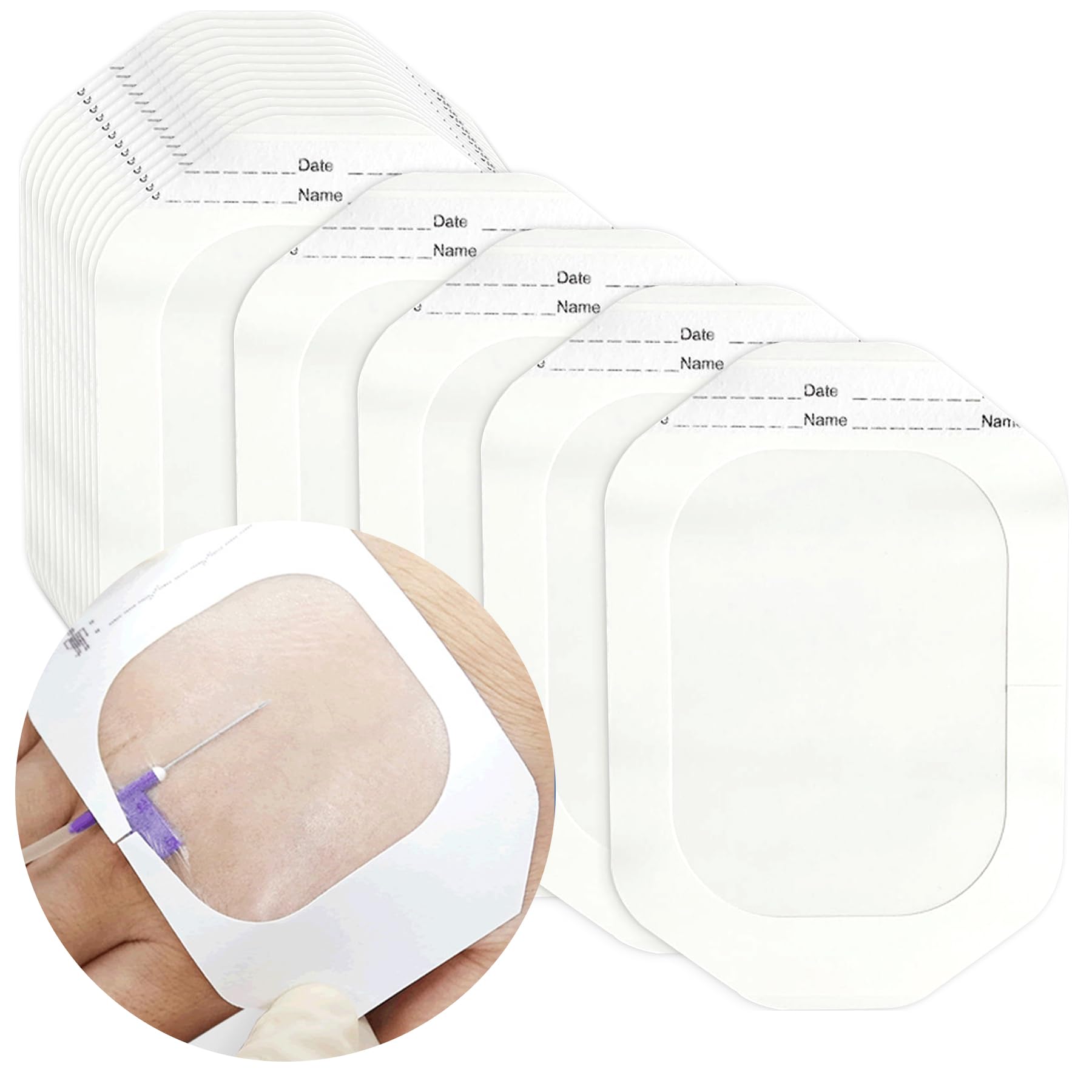 Amazon.com: 50pcs Transparent Film Dressing-Waterproof Adhesive Clear ...