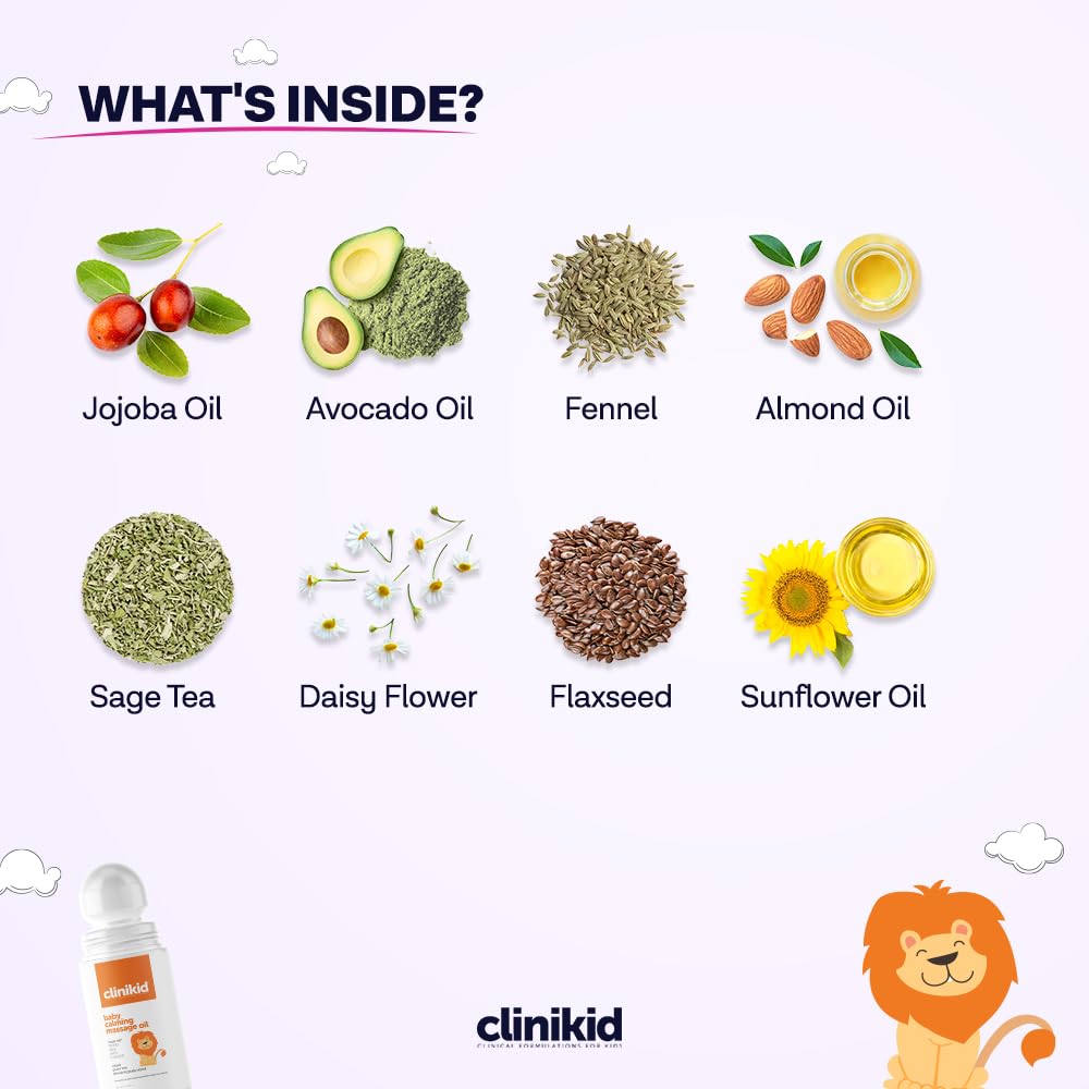 Snapklik.com : Clinikid Calming Baby Massage Oil, Soothing And Calming ...
