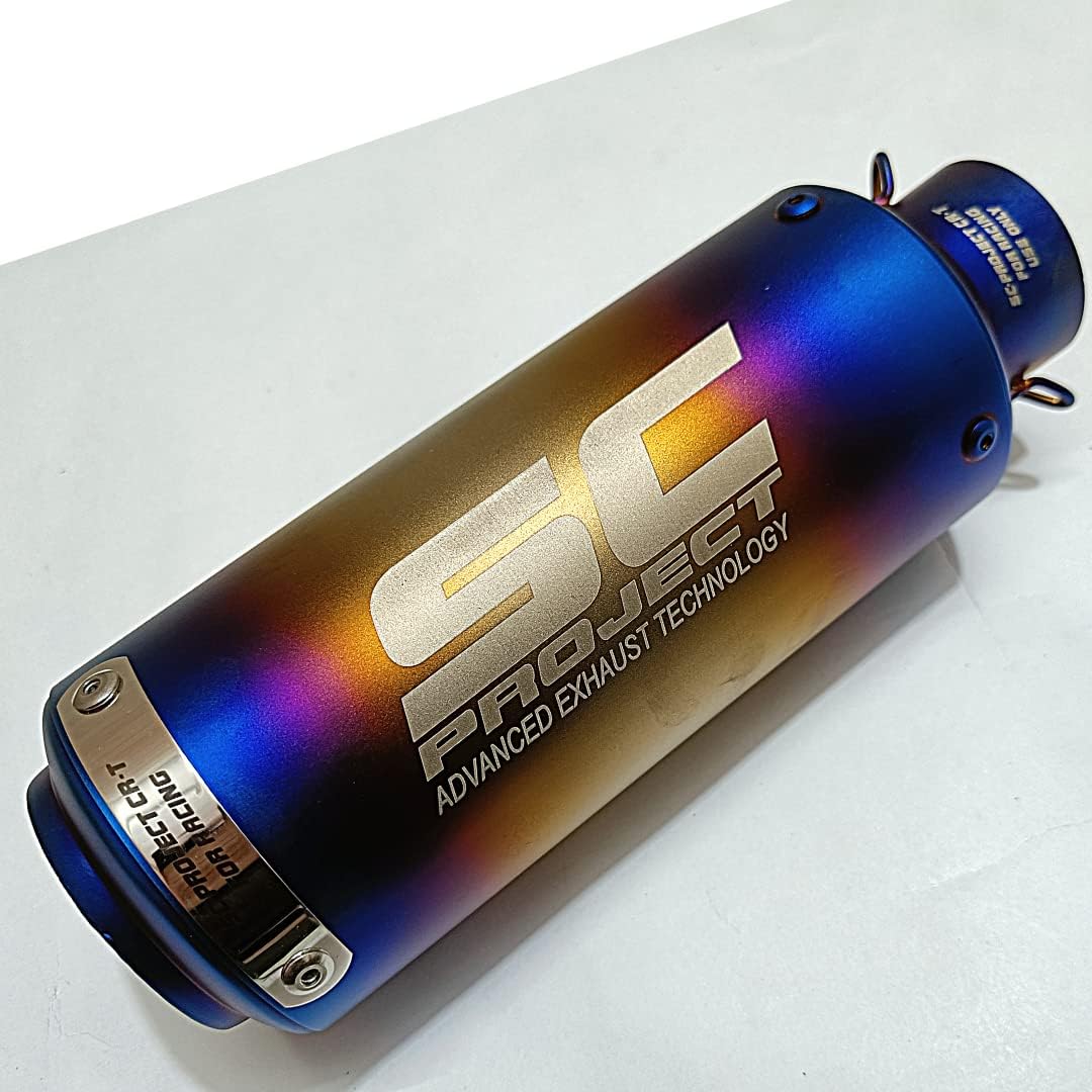 Royal Piston Universal Silencer For All Bikes (Blue) : Amazon.in: Car ...
