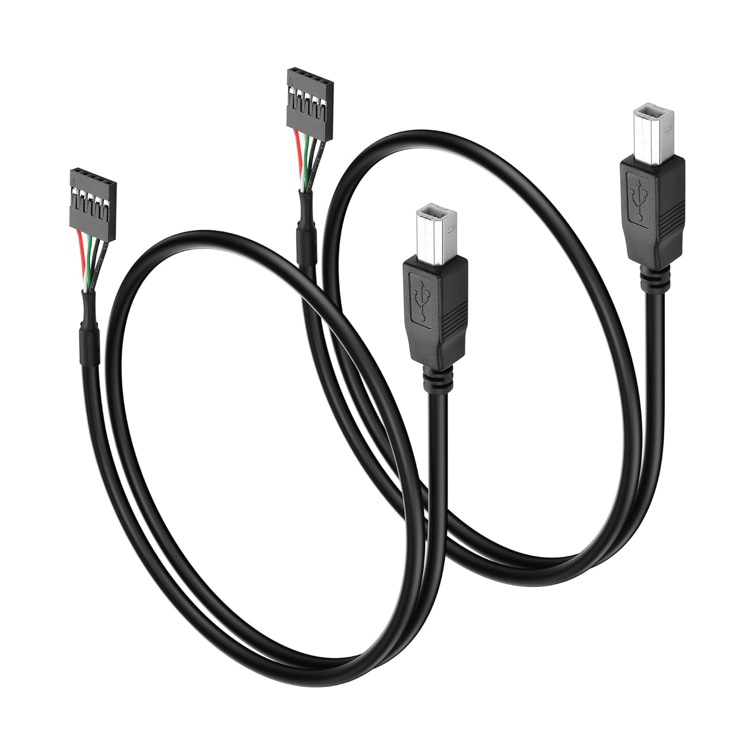 Amazon.com: PNGKNYOCN 5 Pin Motherboard Header to USB Type B Cable，2 ...