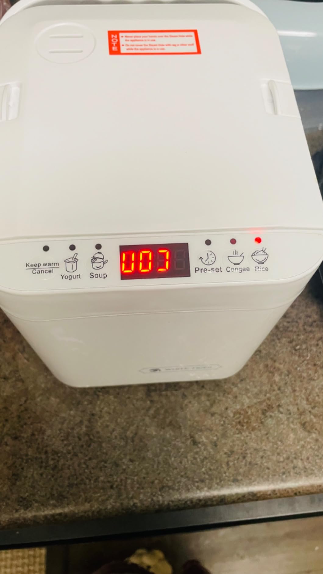 Amazon.com: WHITE TIGER 1.3L Mini Rice Cooker, 4 Cups Rice Cooker ...