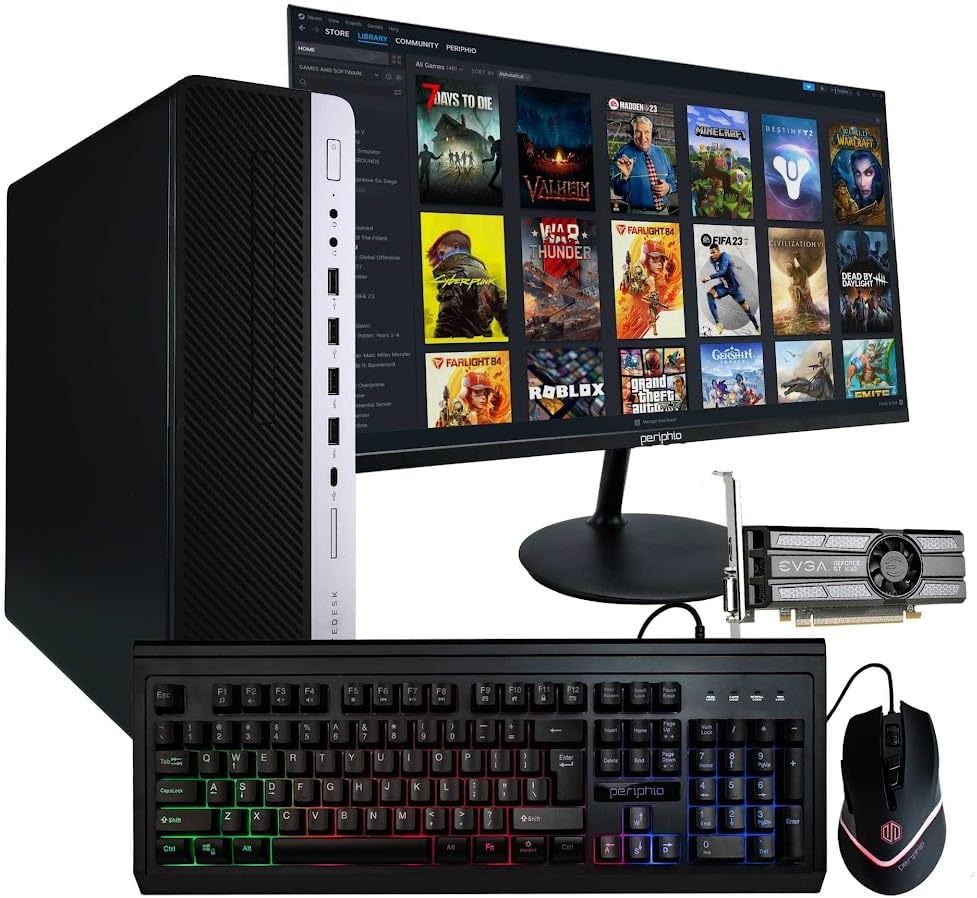 Amazon.com: HP Prebuilt Gaming Desktop Computer | Intel i5 + GeForce GT ...