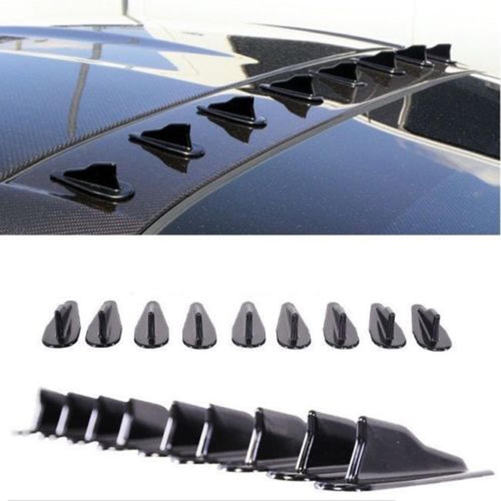Amazon.com: CoscosX 10 Pcs Mini Shark Fin Diffuser Vortex Generator ...