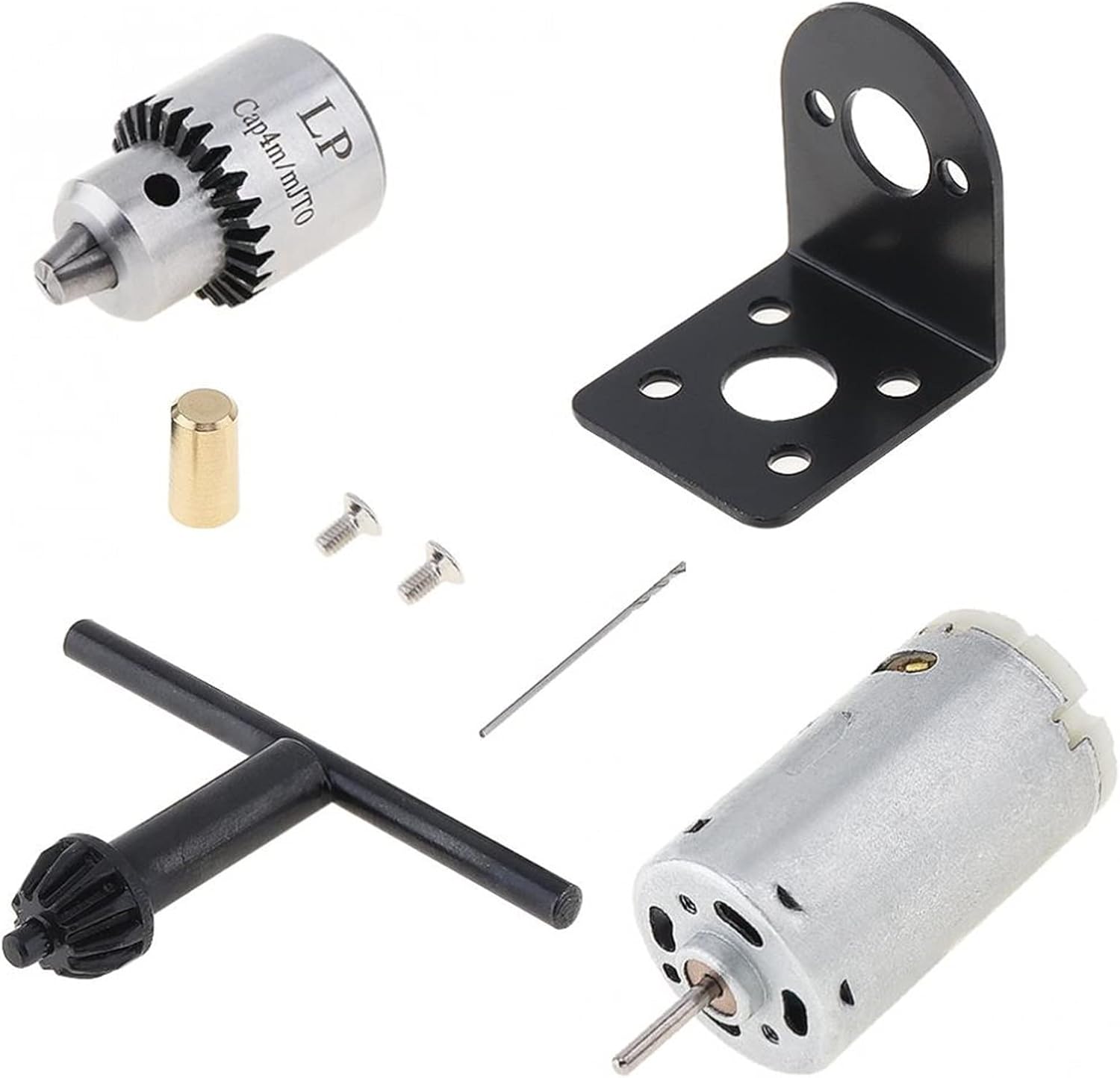 Drill Bits Converter Hammer DC 12-24V 395 Motor Bench Drill 0.3-4mm JTO ...