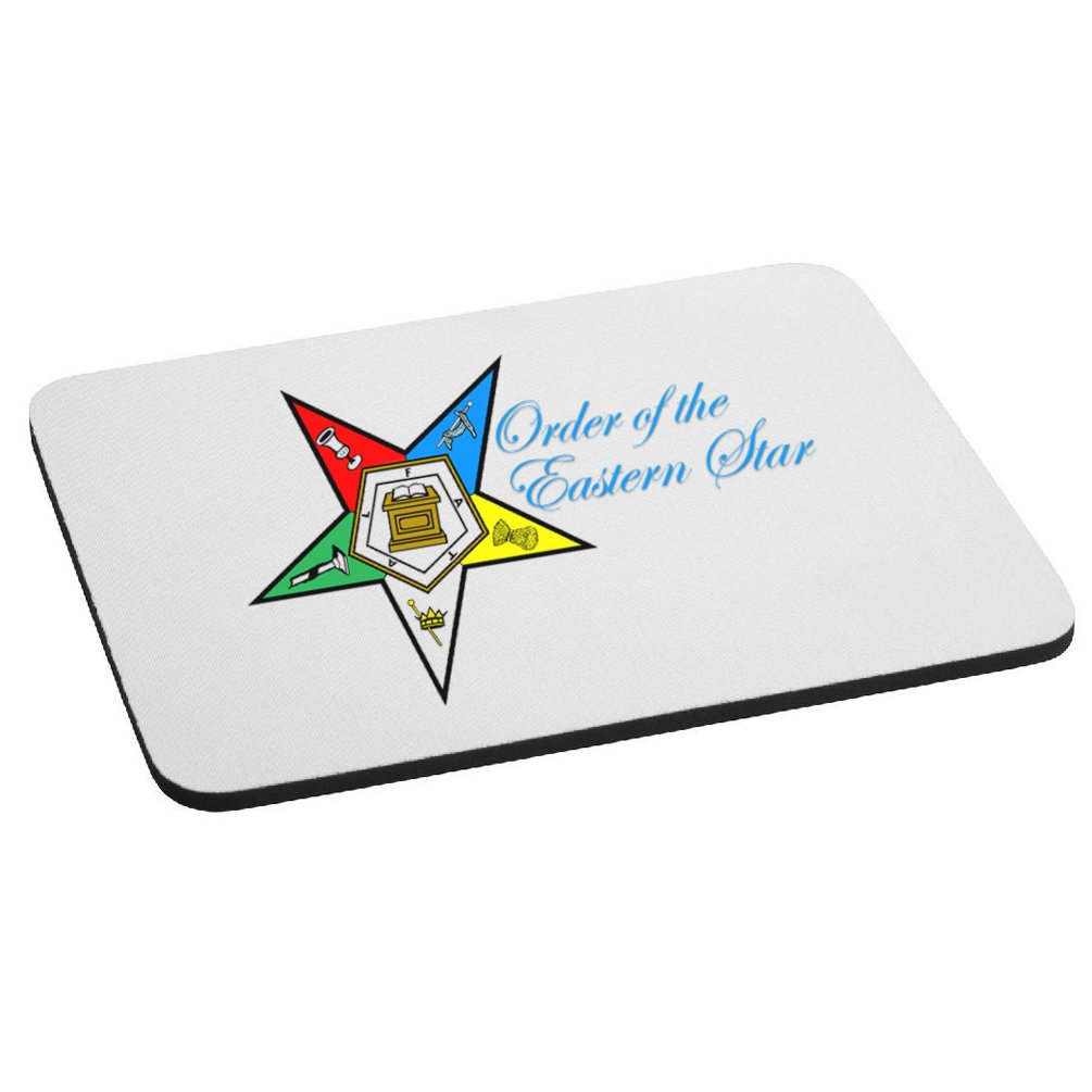 Amazon.com : Order of The Eastern Star Text Masonic Mouse Pad : Office ...