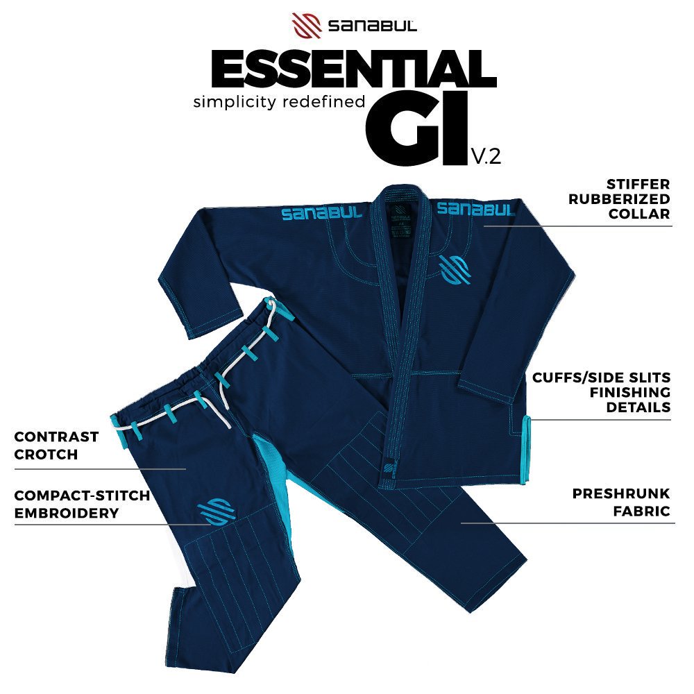 Sanabul Essentials V.2 Ultra Light Preshrunk BJJ Jiu Jitsu Gi (See ...