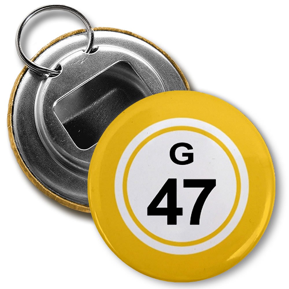 Amazon.com: BINGO BALL G47 FORTY-SEVEN YELLOW 2.25 inch Button Style ...