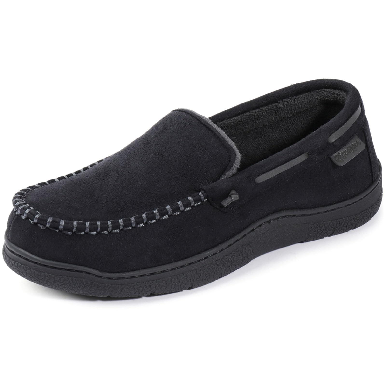 Snapklik.com : Zigzagger Mens Mocc Slippers Memory Foam House Shoes