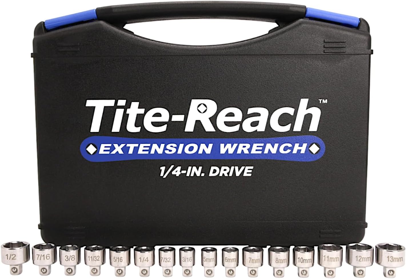 Original TITE-REACH 1/4” Drive Low Profile Socket Set, Magnetic Inserts ...
