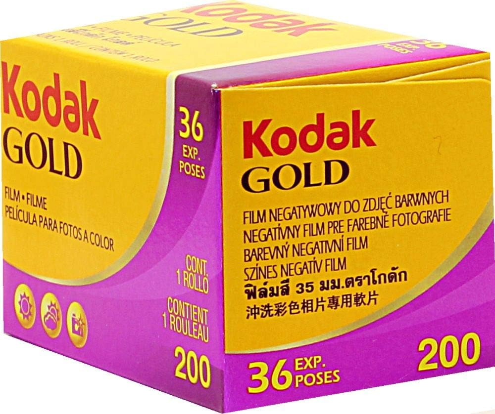 Amazon.com : Kodak Gold 200 Color Negative Film (ISO 200) 35mm 36-Exposures, 603 3997 ...