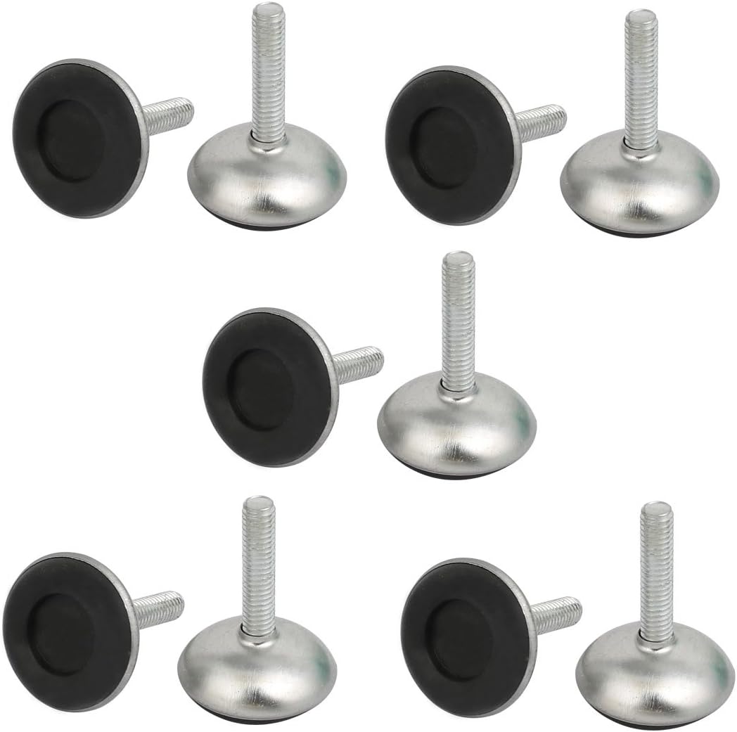 Amazon.com: uxcell 10pcs M6x26mm Thread Adjustable Screw On Furniture ...