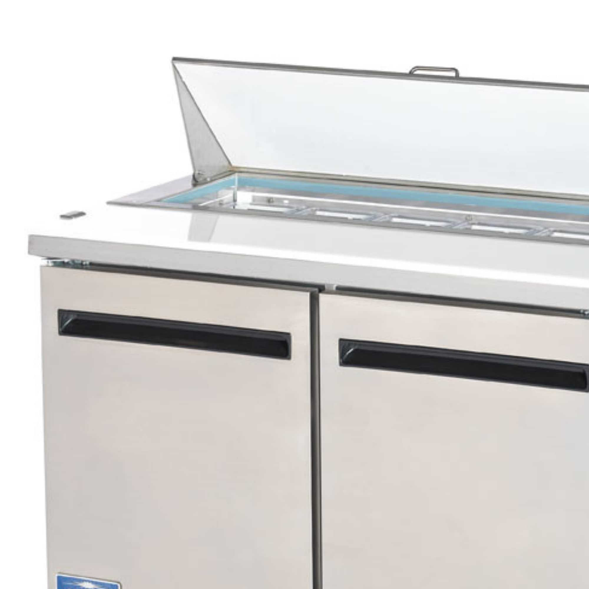 Arctic Air AST48R 48.25-Inch 2-Door Refrigerated Sandwich/Salad Prep ...