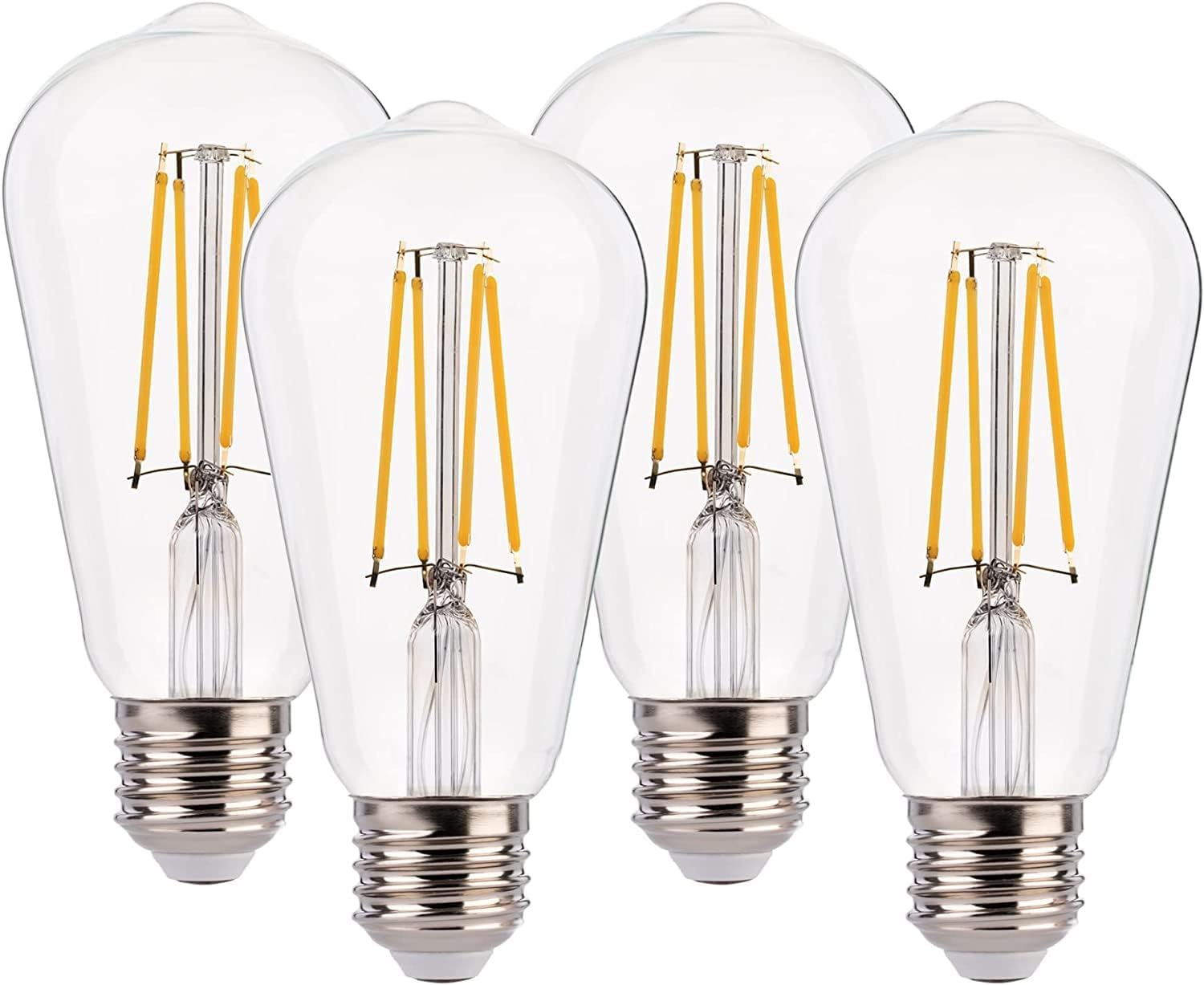 Anbujude Dimmable LED Edison Bulbs 100W Equivalent, 8W ST58 Vintage LED ...