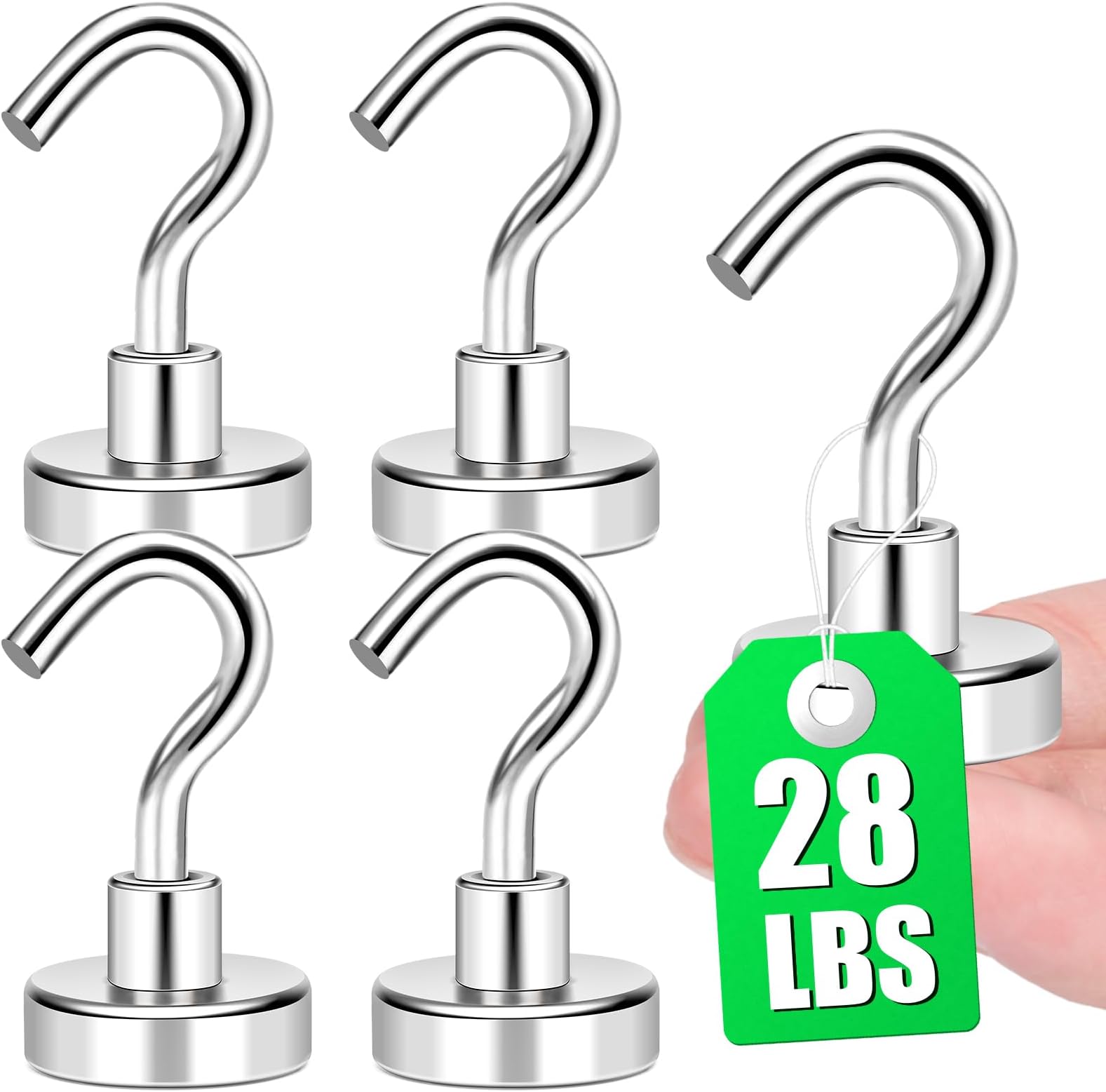 Amazon.com: Ant Mag Magnets Hooks Heavy Duty with Carabiner 22lbs ...