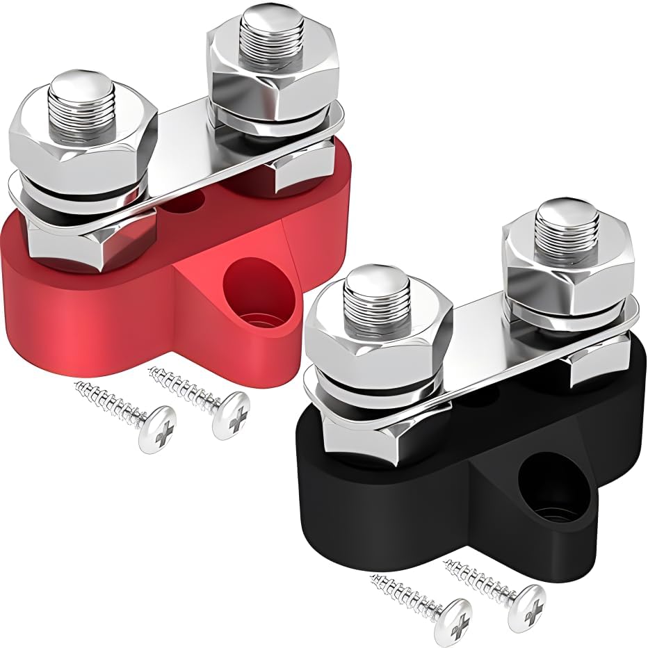 M8 Terminal Stud,5/16" Bus Bar Battery Wire Power Distribution Terminal ...