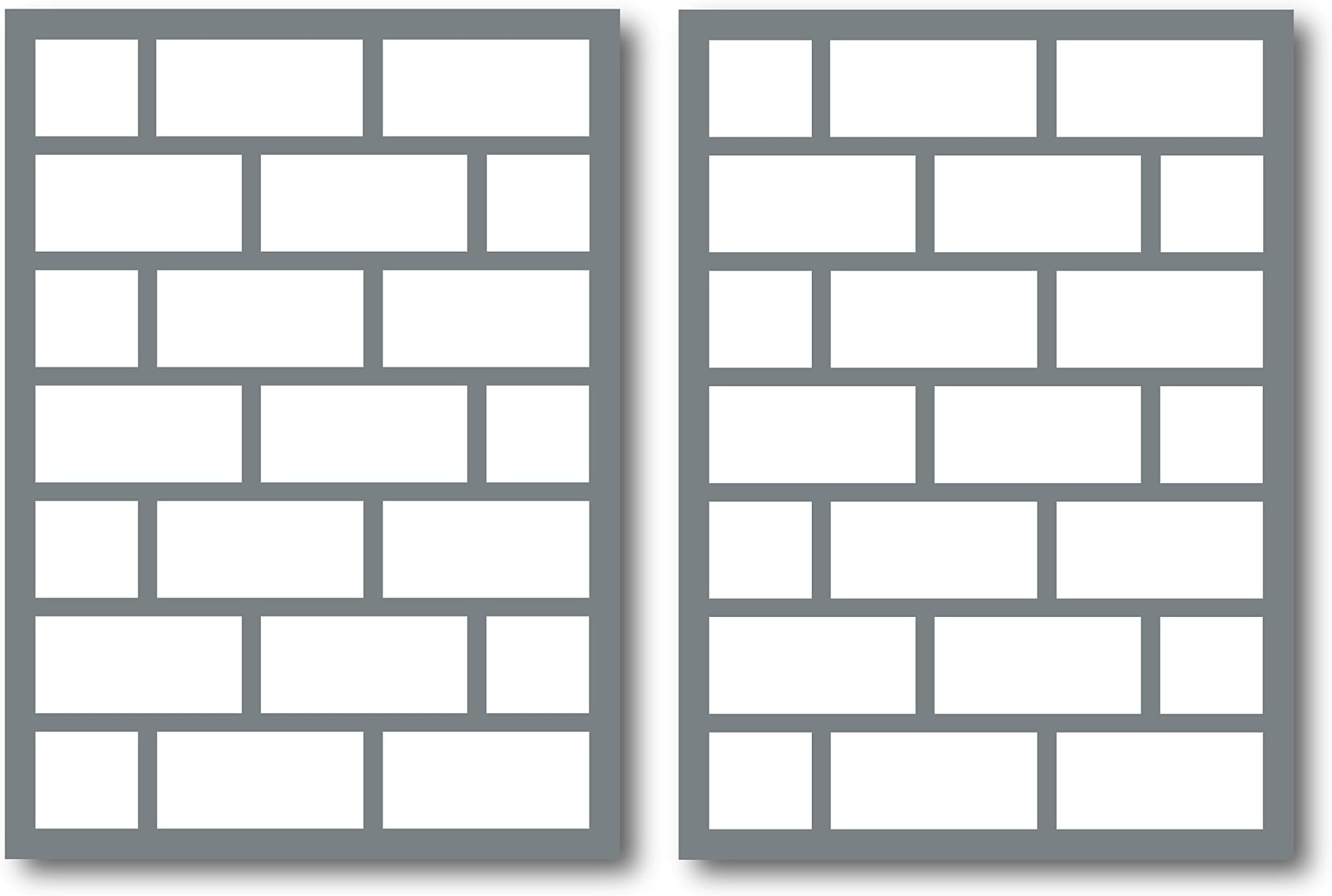 Amazon.com: Brick Stencil - Easily Brighten Up Your Home - Stencil for ...