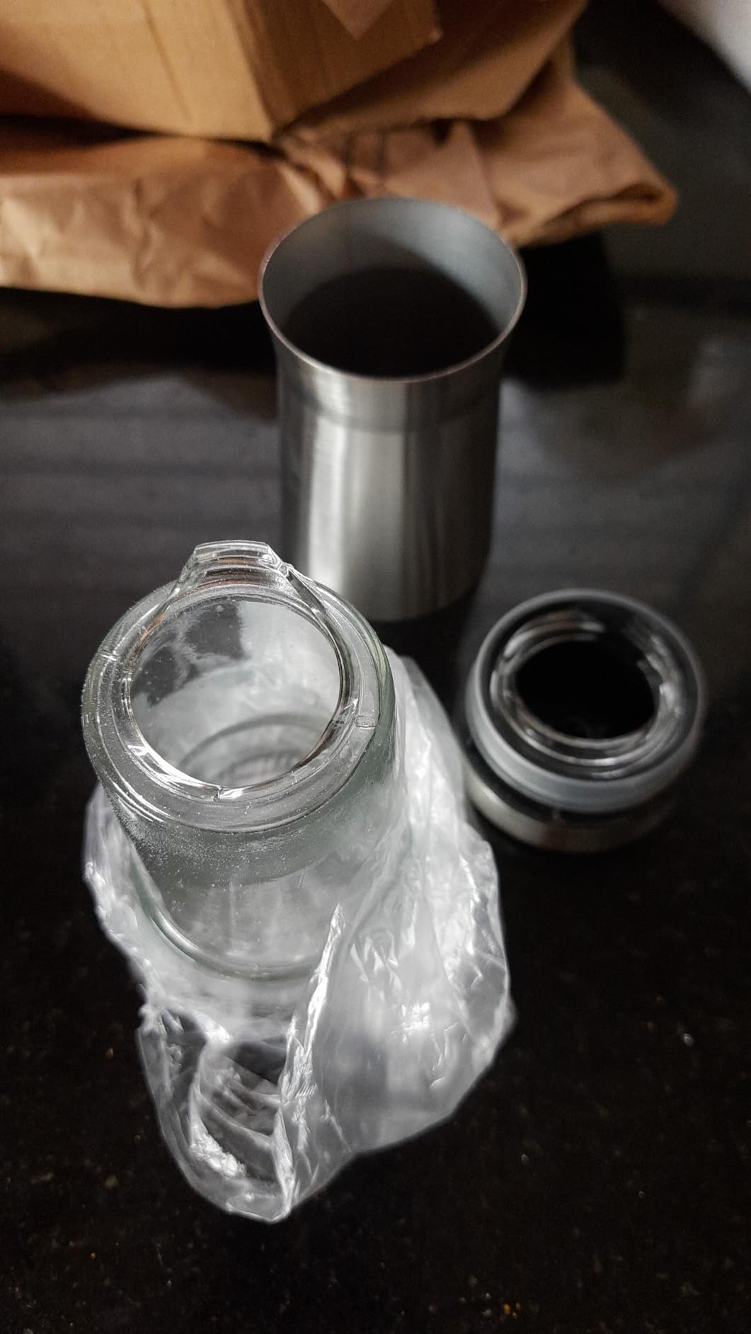 Buy KITOME Salt and Pepper Shakers Set with Adjustable Pour Holes ...