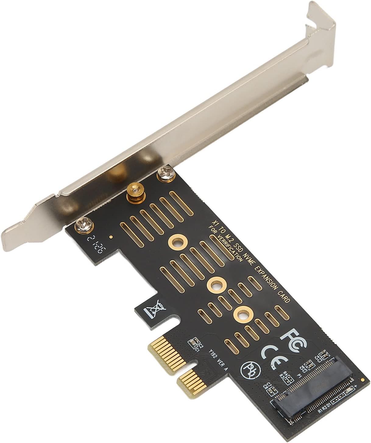 M.2 PCIe X1 Riser Card Adapter for M.2 PCIe 4.0/3.0 SSD - Mountable on ...