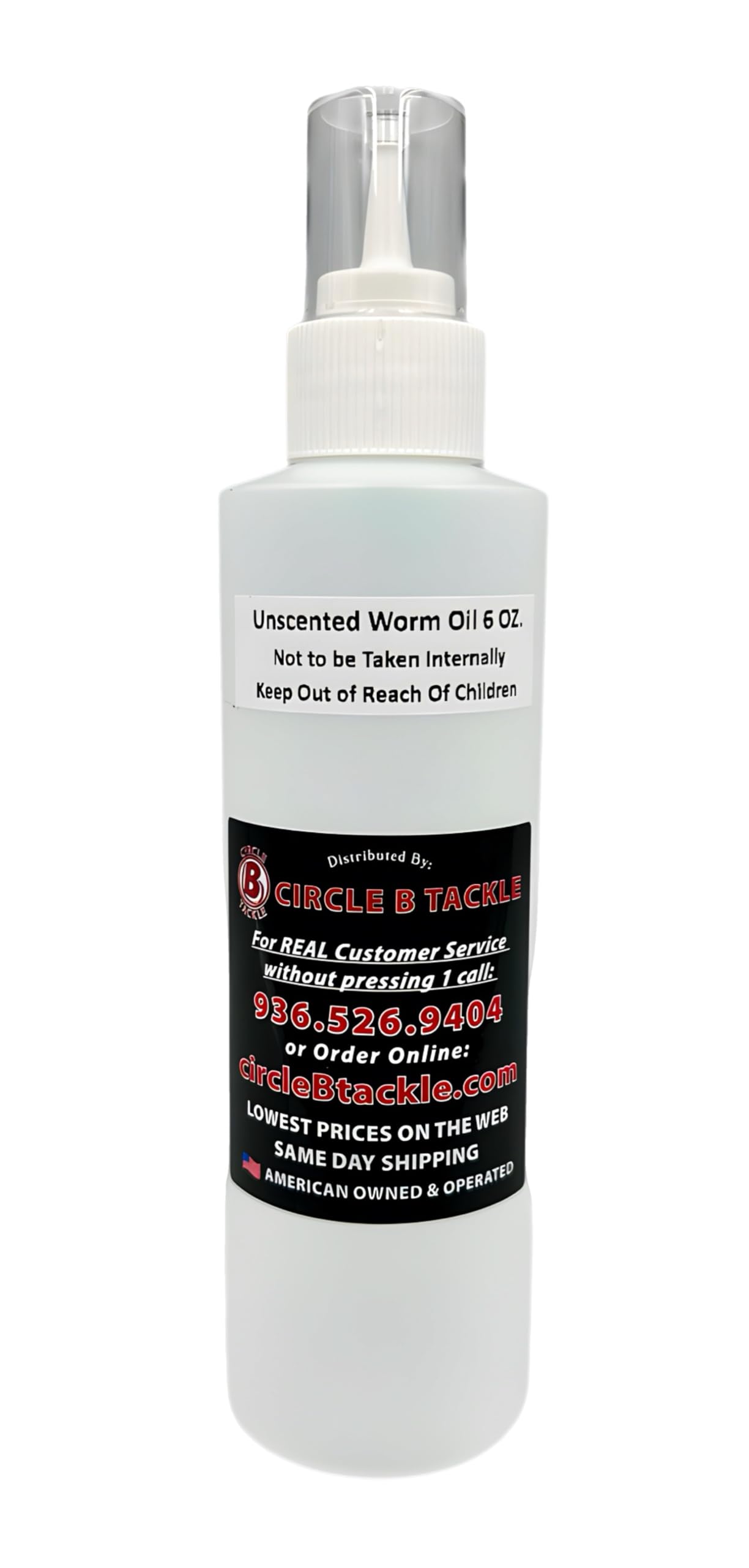 Amazon.com : Unscented Worm Oil for Soft Plastic Fishing Lures 6 OZ ...