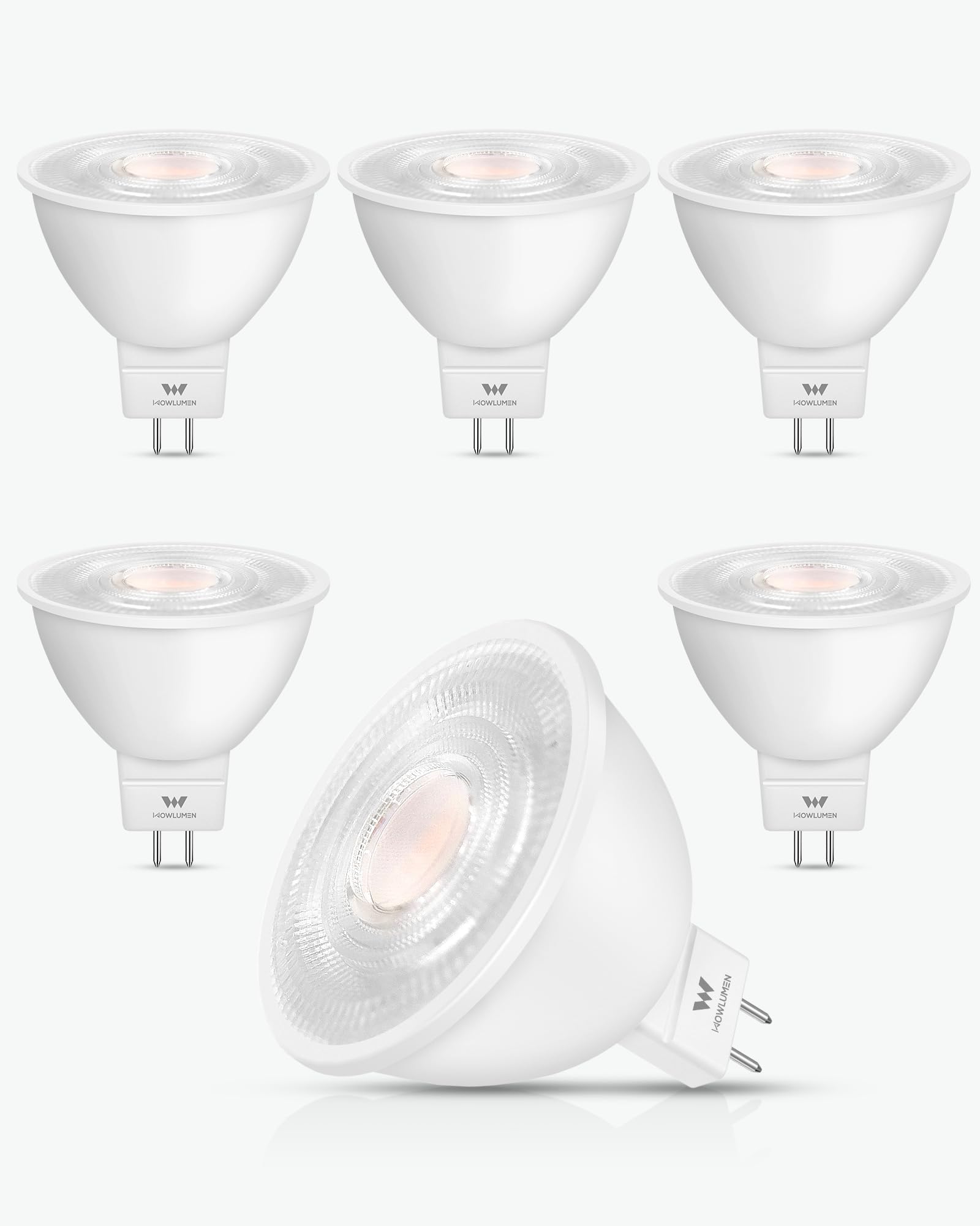 Amazon.com: WOWLUMEN MR16 LED Bulbs, 5W LED Light Bulb(50W Equivalent ...