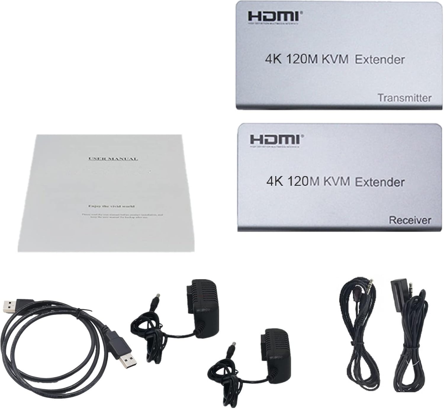 Amazon.com: NATEFEMIN 120M HDMI Extender 4K@30HZ HDMI Repeater HD HDMI ...