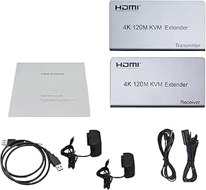 Amazon.com: NATEFEMIN 120M HDMI Extender 4K@30HZ HDMI Repeater HD HDMI ...