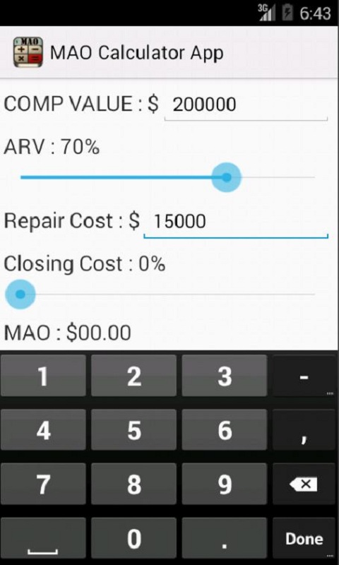 MAO Calculator - Best Real Estate Maximum Allowable Offer Calculator ...