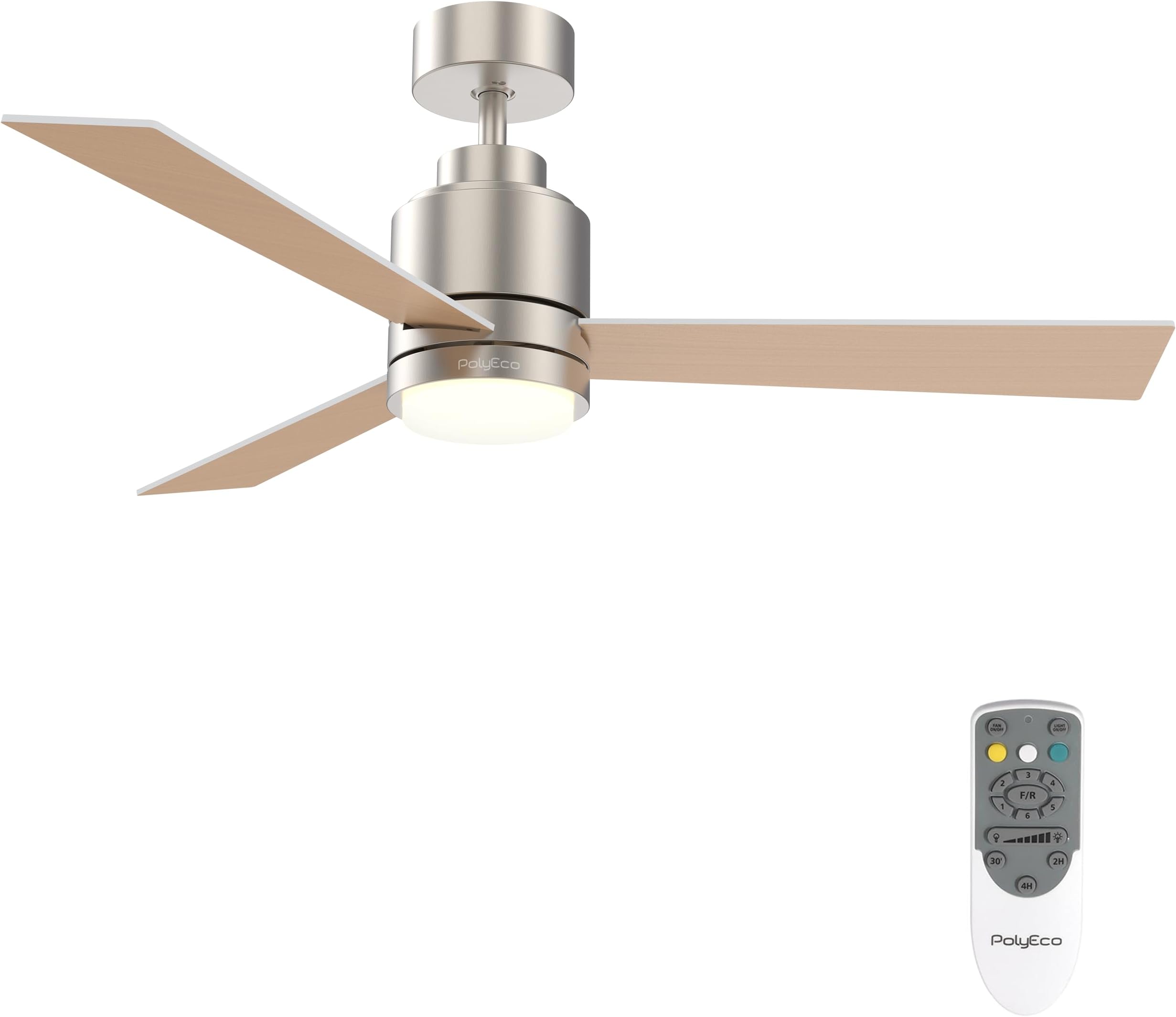 Amazon.com: KENSID 48 Inch Ceiling Fans with Lights and Remote Control ...