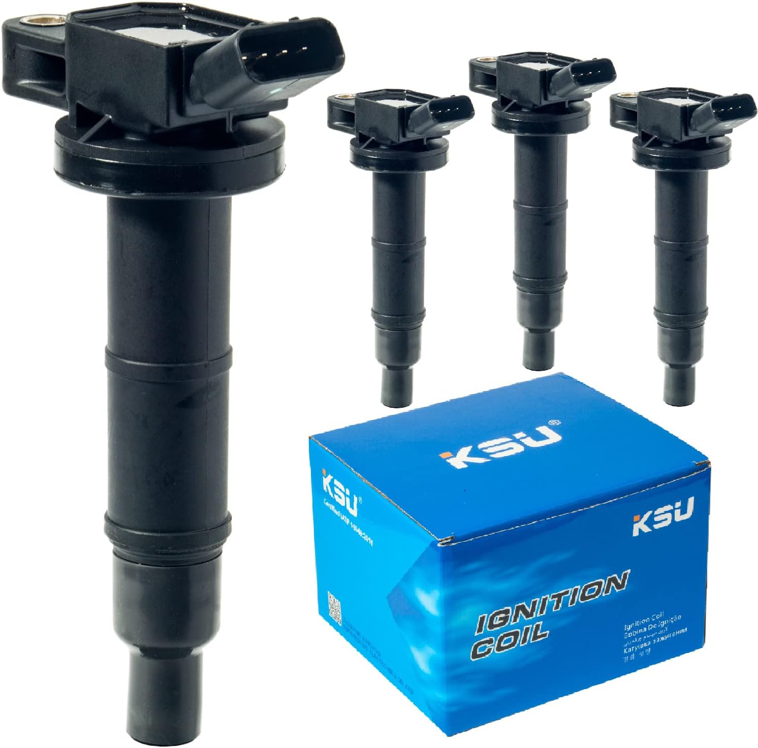 Amazon.com: Ignition Coils Pack Set of 4 fit for L4 2.4 2.4L 2002 2003 ...