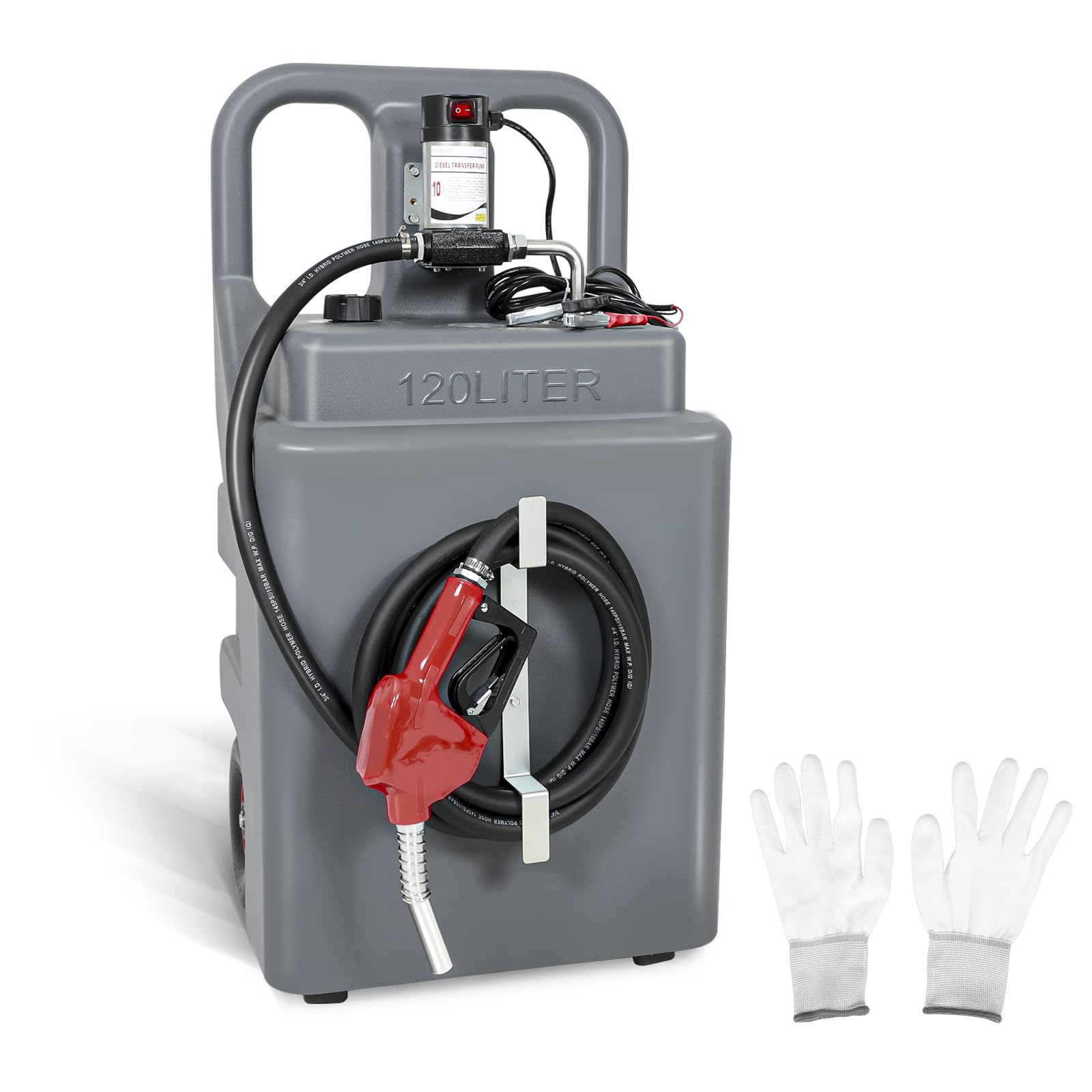 Amazon.com: LAPPPLSP 32 Gallon Diesel Fuel Caddy Tank with Pump ...