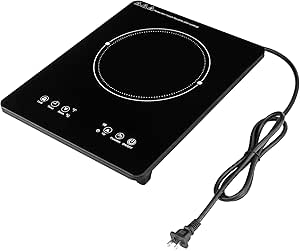 Amazon.com: Portable Induction Cooktop Low Noise Hot Plate With Sensor ...