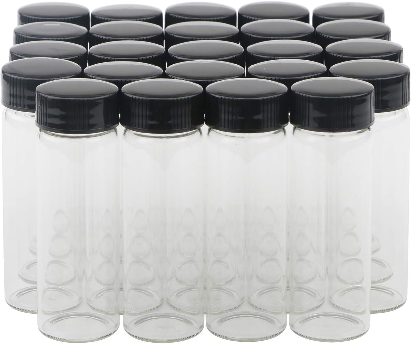 Amazon.com: QOAEZK 20ML Clear Glass Sample Vial, Liquid Sampling Sample Glass Bottle ...