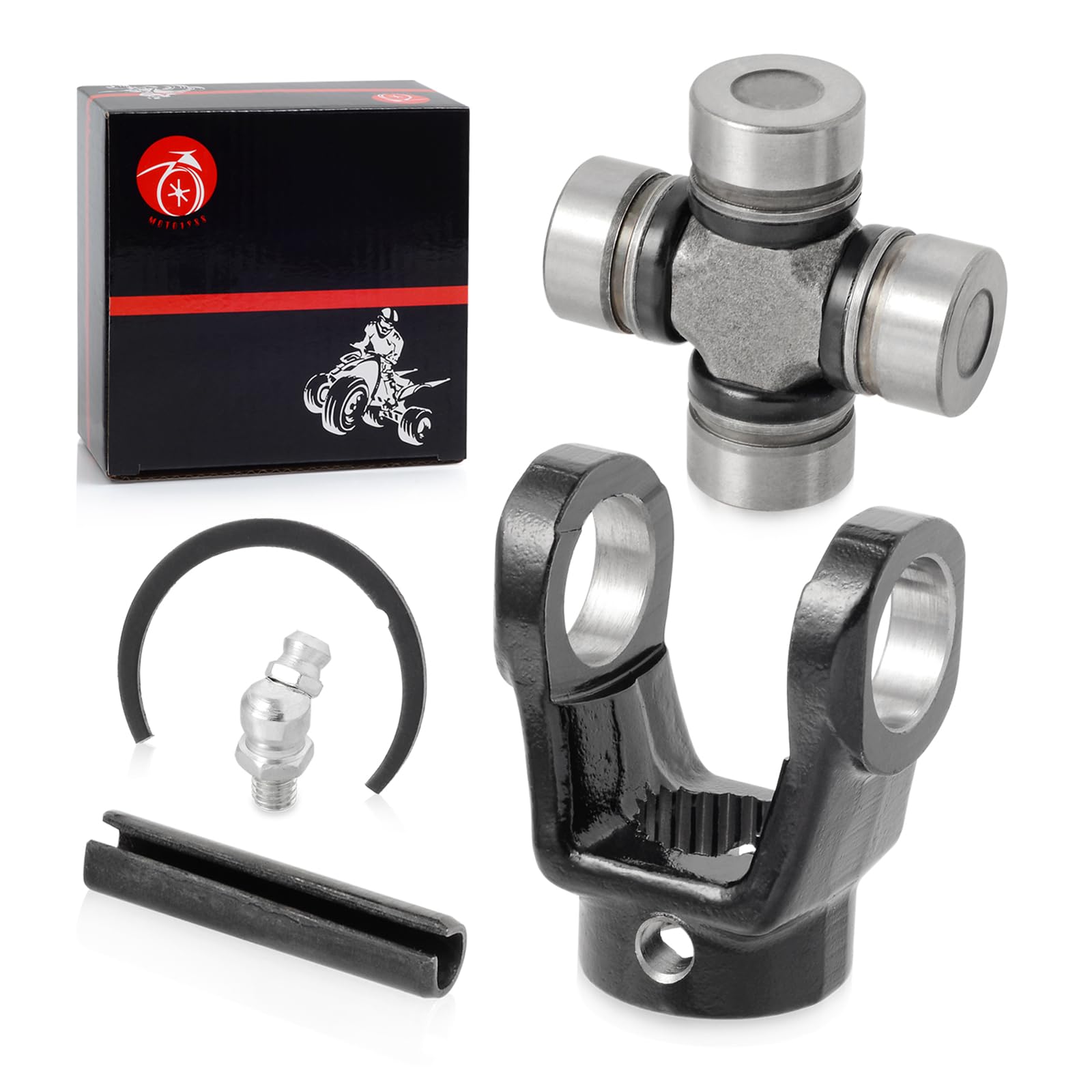 Snapklik.com : Front Drive Prop Shaft Yoke & U-Joint Kit For Polaris ...